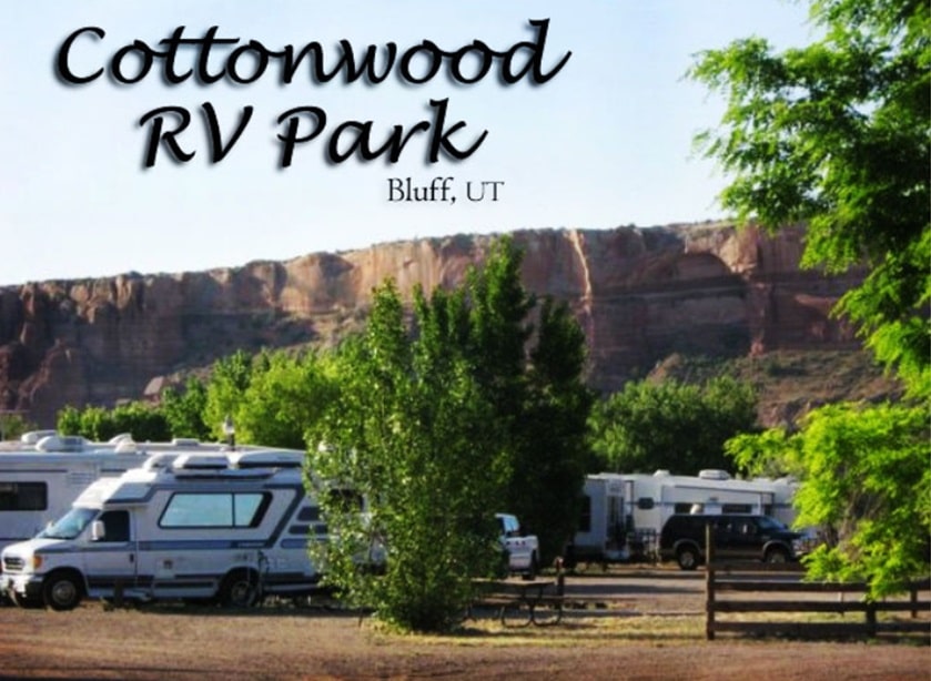 Cottonwood RV Park & Cabins | Bluff, Utah